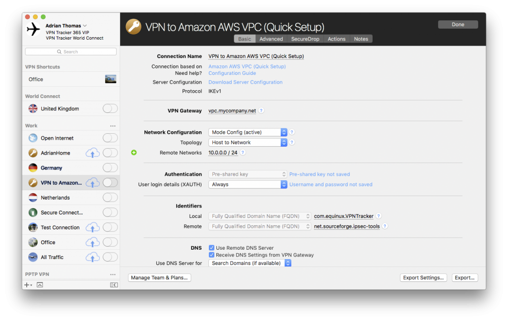 How to create a VPN for your Amazon AWS VPC Virtual Private Cloud ...