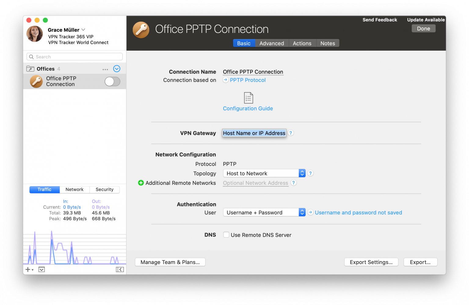 NEW: VPN Tracker 365 now supports PPTP VPN Connections on Big Sur ...